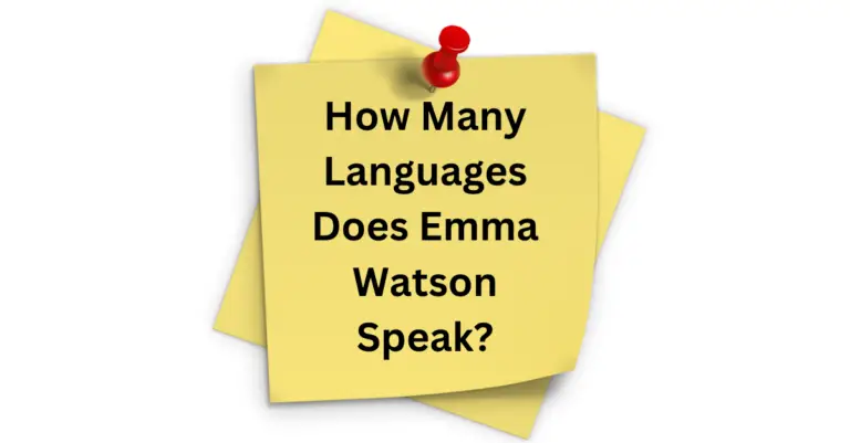 How Many Languages Does Emma Watson Speak? - LingoFusionHub.com